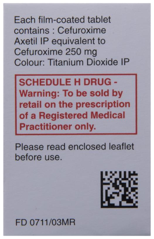 PositraRx: Your Local Online Pharmacy: CEFTUM 250 MG TABLET