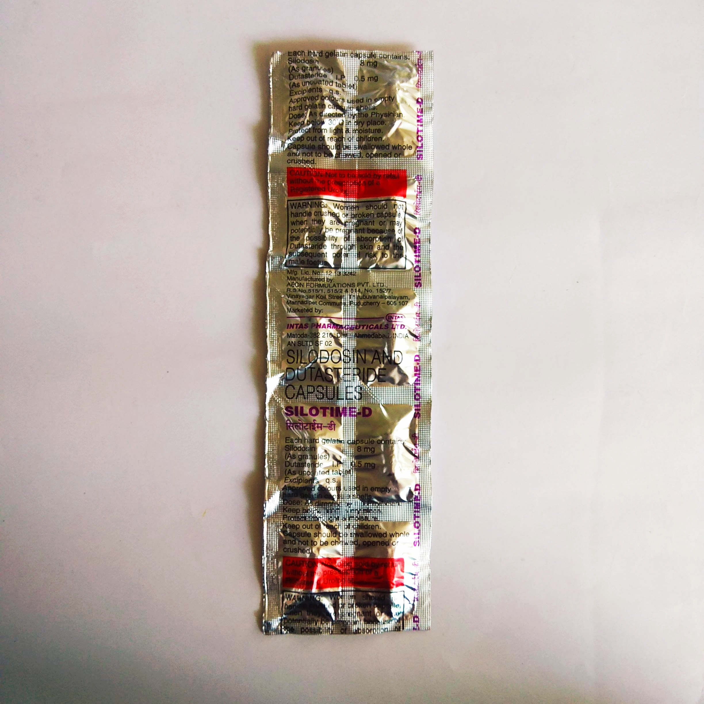 PositraRx: Your Local Online Pharmacy: SILOTIME-D TABLET