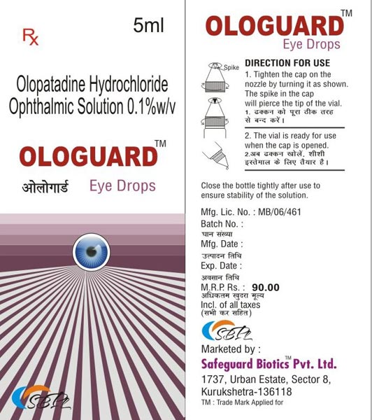 OLOGUARD EYE DROP | PositraRx: Your Local Online Pharmacy