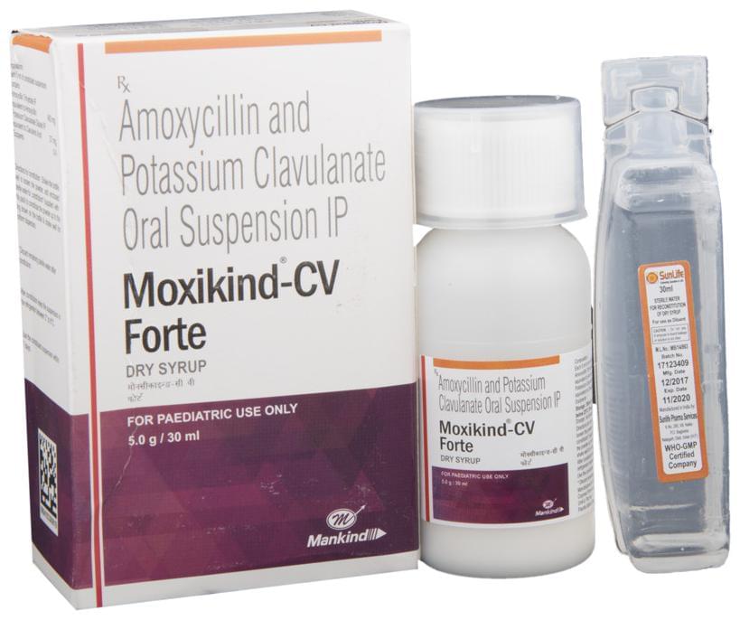 PositraRx: Your Local Online Pharmacy: MOXIKIND-CV FORTE DRY SYRUP