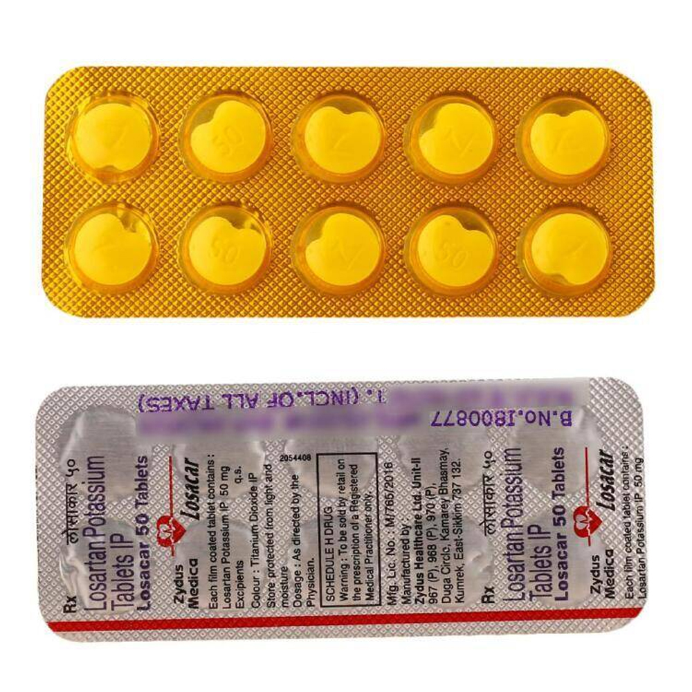 PositraRx: Your Local Online Pharmacy: LOSACAR 50 MG TABLET