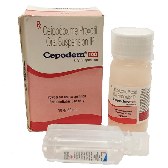 PositraRx: Your Local Online Pharmacy: CEPODEM 100 MG SUSPENSION