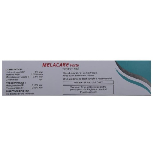 PositraRx: Your Local Online Pharmacy: MELACARE FORTE CREAM