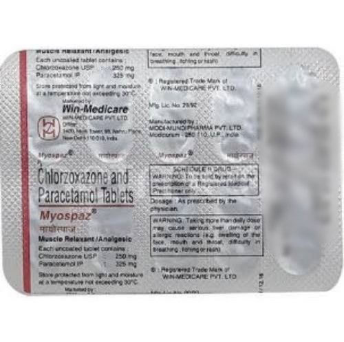 PositraRx: Your Local Online Pharmacy: MYOSPAZ FORTE TABLET