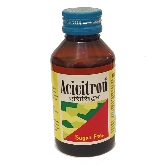 PositraRx: Your Local Online Pharmacy: ACICITRON SYRUP 100 ML